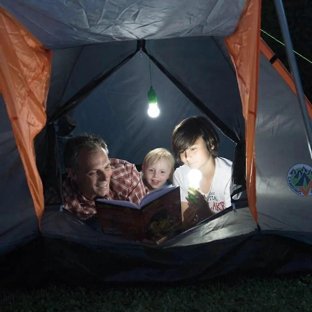 Led AAA Battery-Operated Camping Lantern Outdoor Lighting Bulb Pull ...
