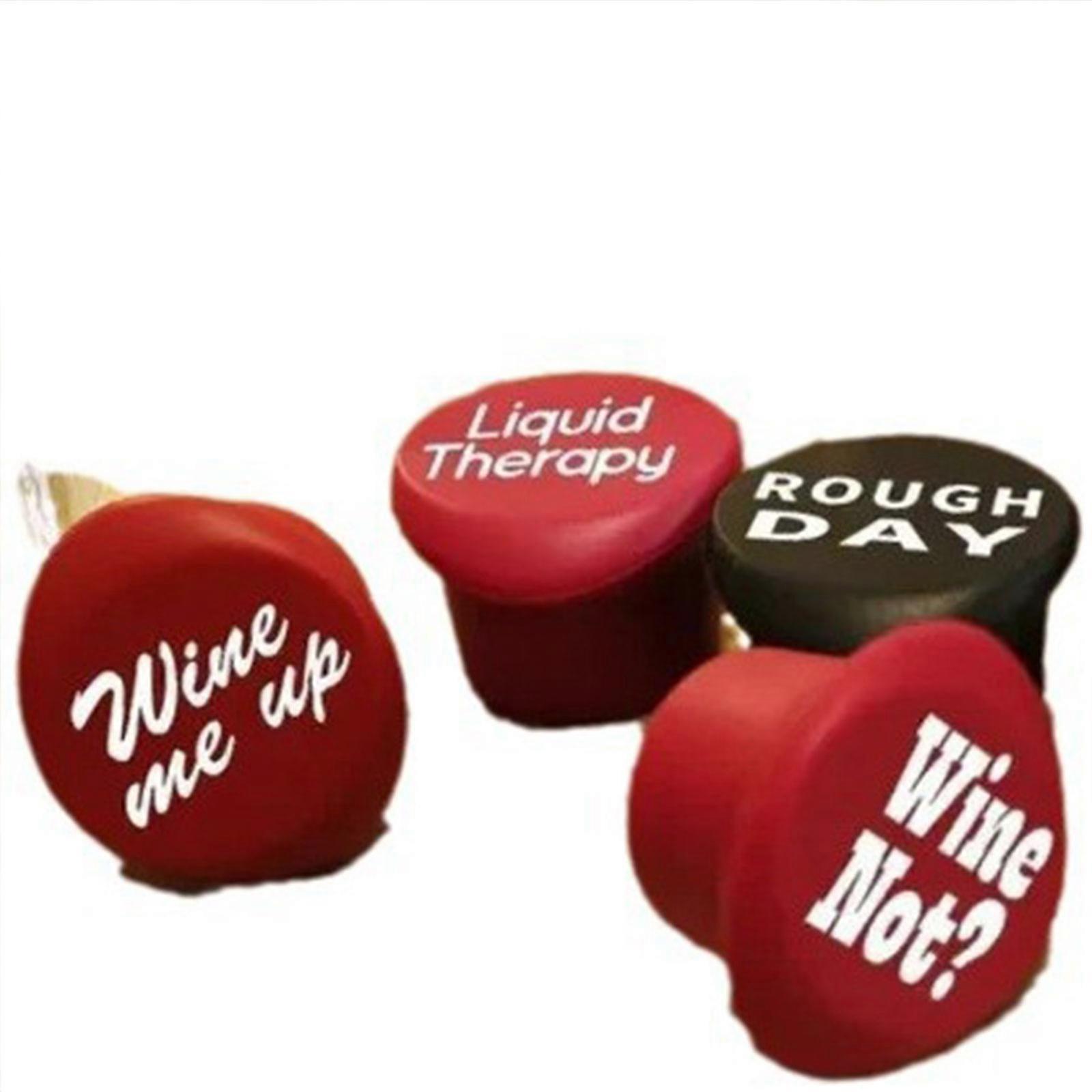 5 Fun Wine Stoppers, Perfect as Wine Accessories or Wine Gifts for ...