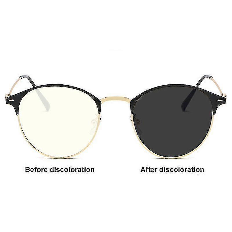 Photochromic Blue Light Blocking Glasses 2 In 1 Anti-ultraviolet Glasses Sunglasses For Men ...