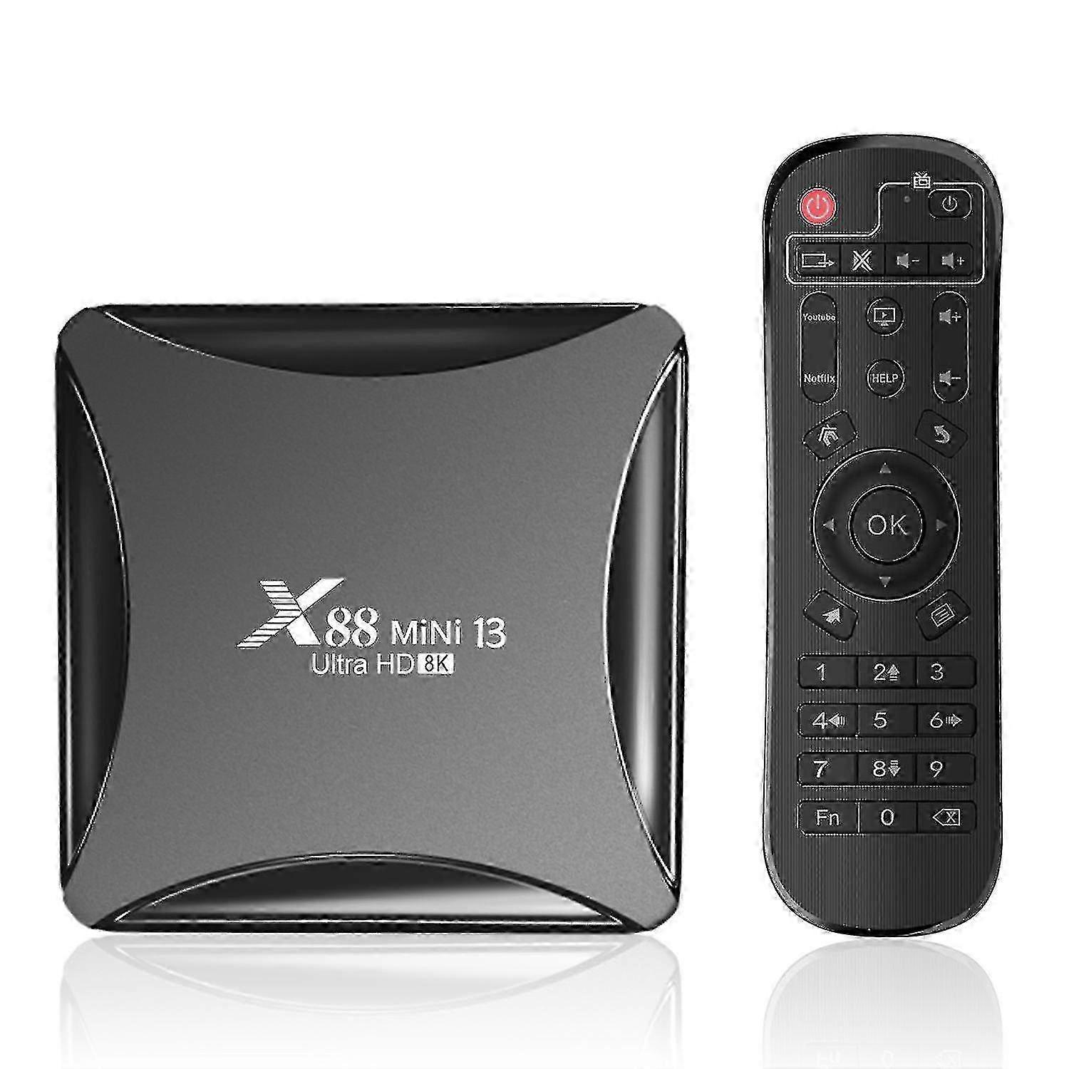 X88 MINI 13 STB RK3528 Android 13.0 Dual Band WIFI 8K TVBOX 4GB/32GB ...