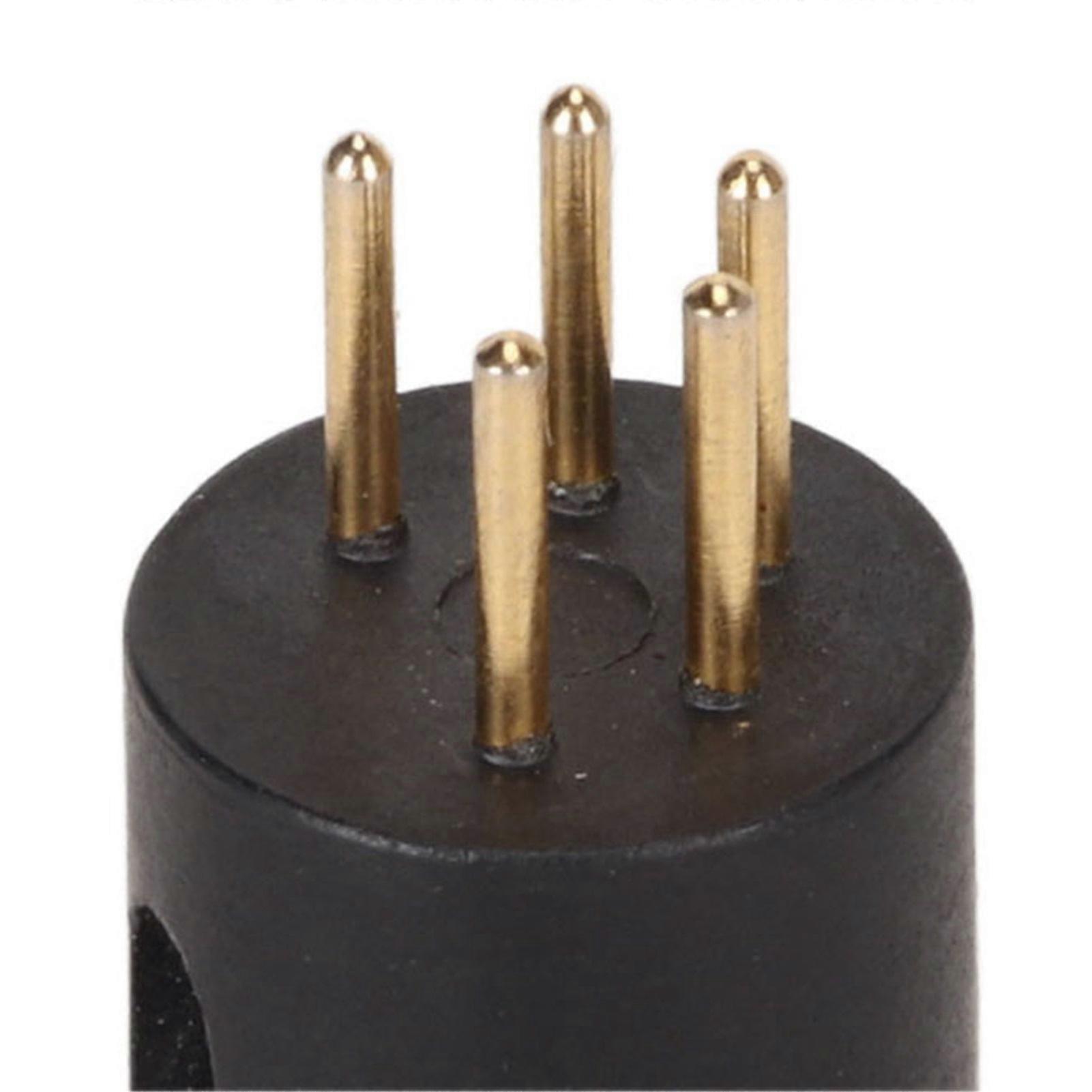 Vinyl Turntable 5 Pin DIN Gold Plated Male Plug Tonearm DIN Plug ...