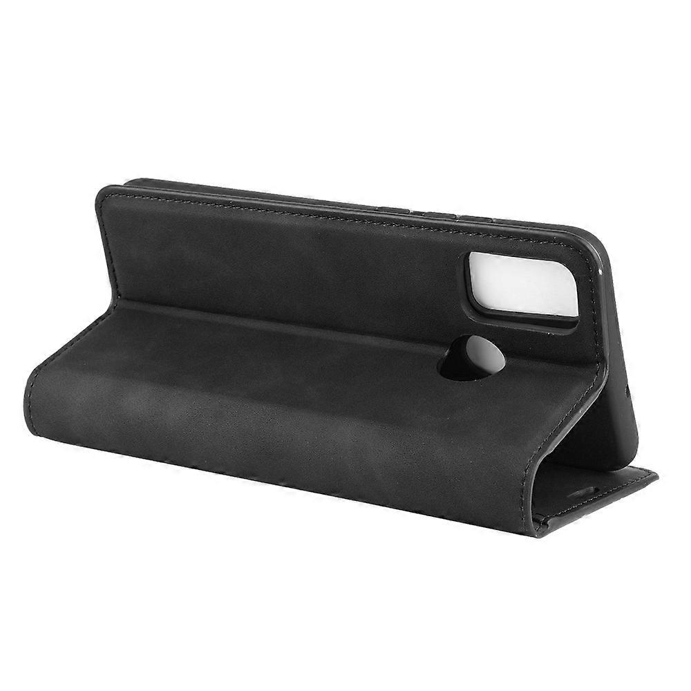 For Huawei Honor 9X lite Retro-skin Business Magnetic Suction Leather ...