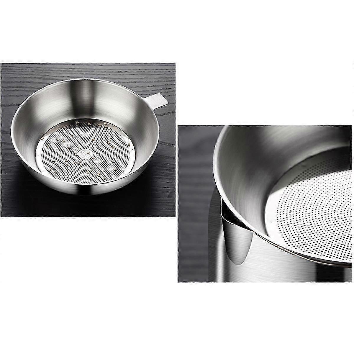 2026 New 1.5L Stainless Steel Oil Filter Pot Lard Strainer Tank ...