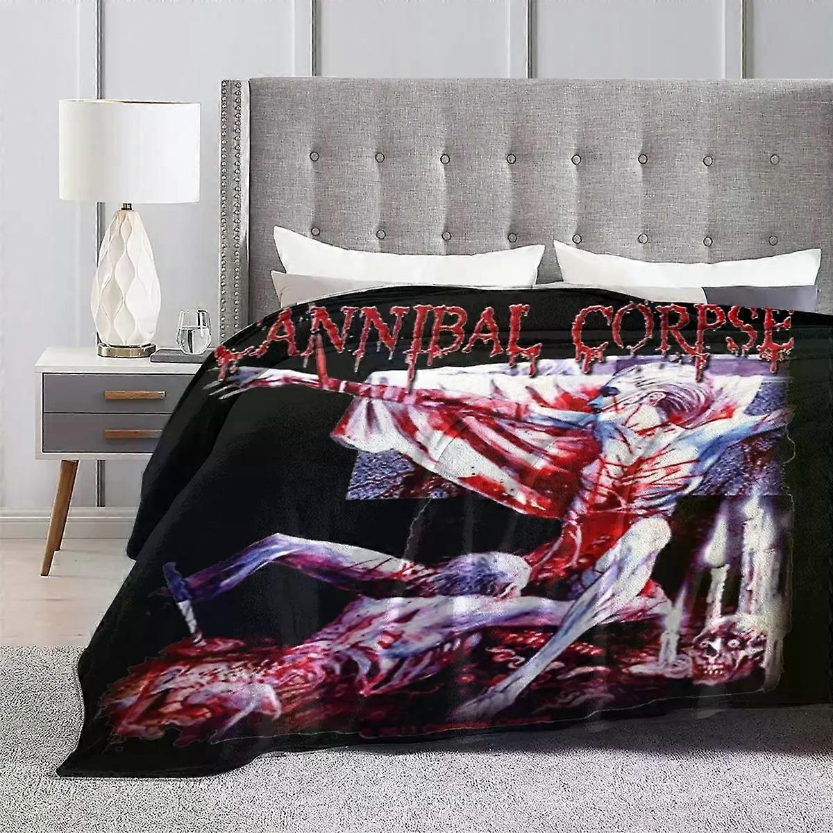 Cannibal Corpse Rock Band Merchandise Blanket Coral Fleece Plush Sofa ...