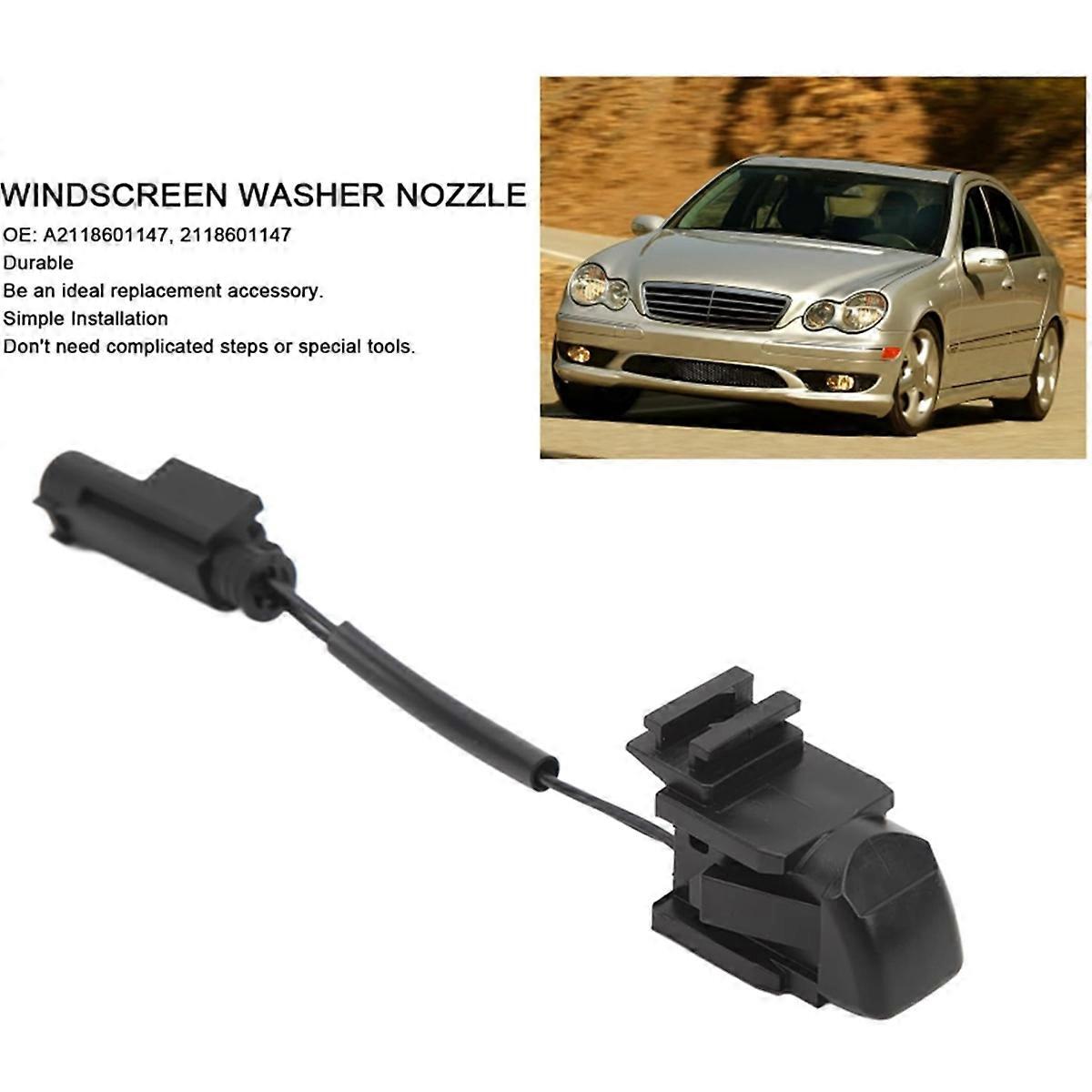 Windshield Washer Nozzle A2118601147 for Mercedes-Benz W203 C209 W219 ...