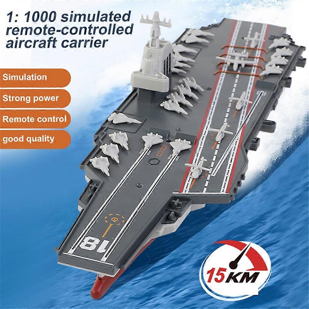 2.4G Remote Control Aircraft Carrier Model RC Boat Ship Speedboat ...