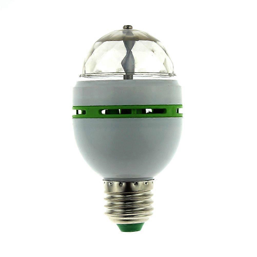 RGB LED Rotating Disco Party Light Bulb with E27 Screw Base Strobe Bulb ...