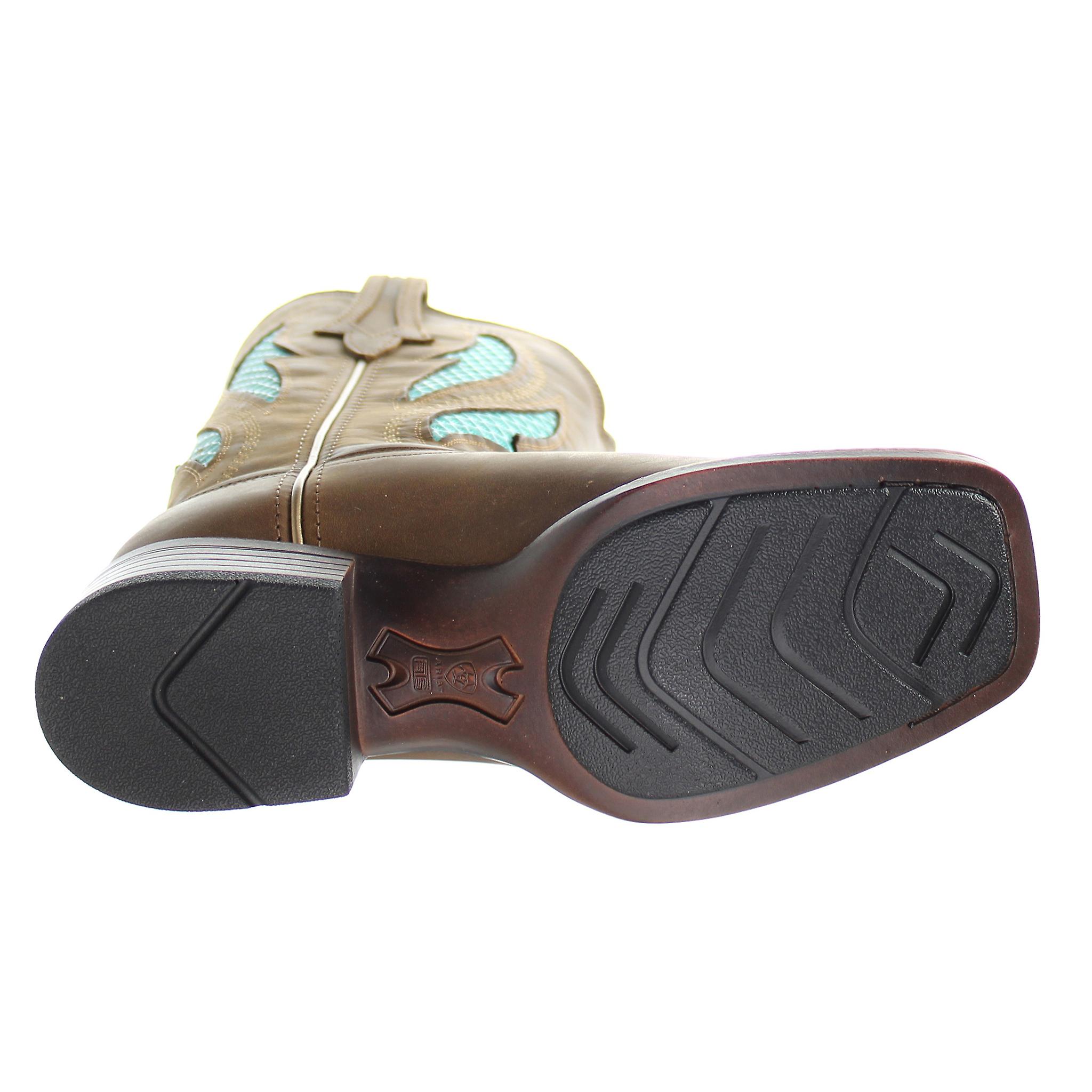 Ariat VentTEK Ultra B Med Western Slip-On Brown Leather Womens Boots ...