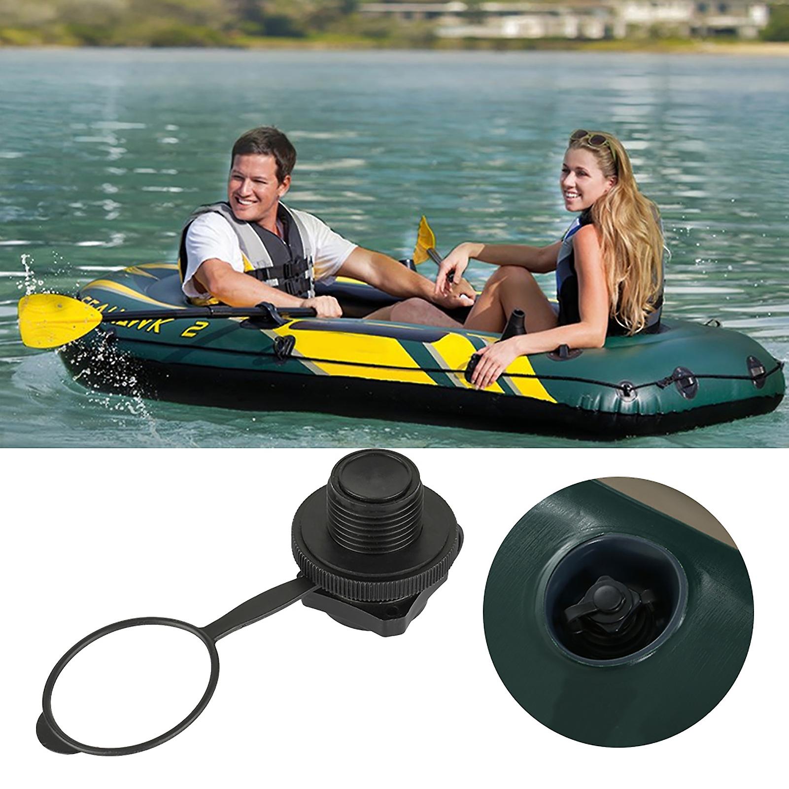 Black Plastic Inflatable Boat Replacement Air Valve 22.9mm Outer ...