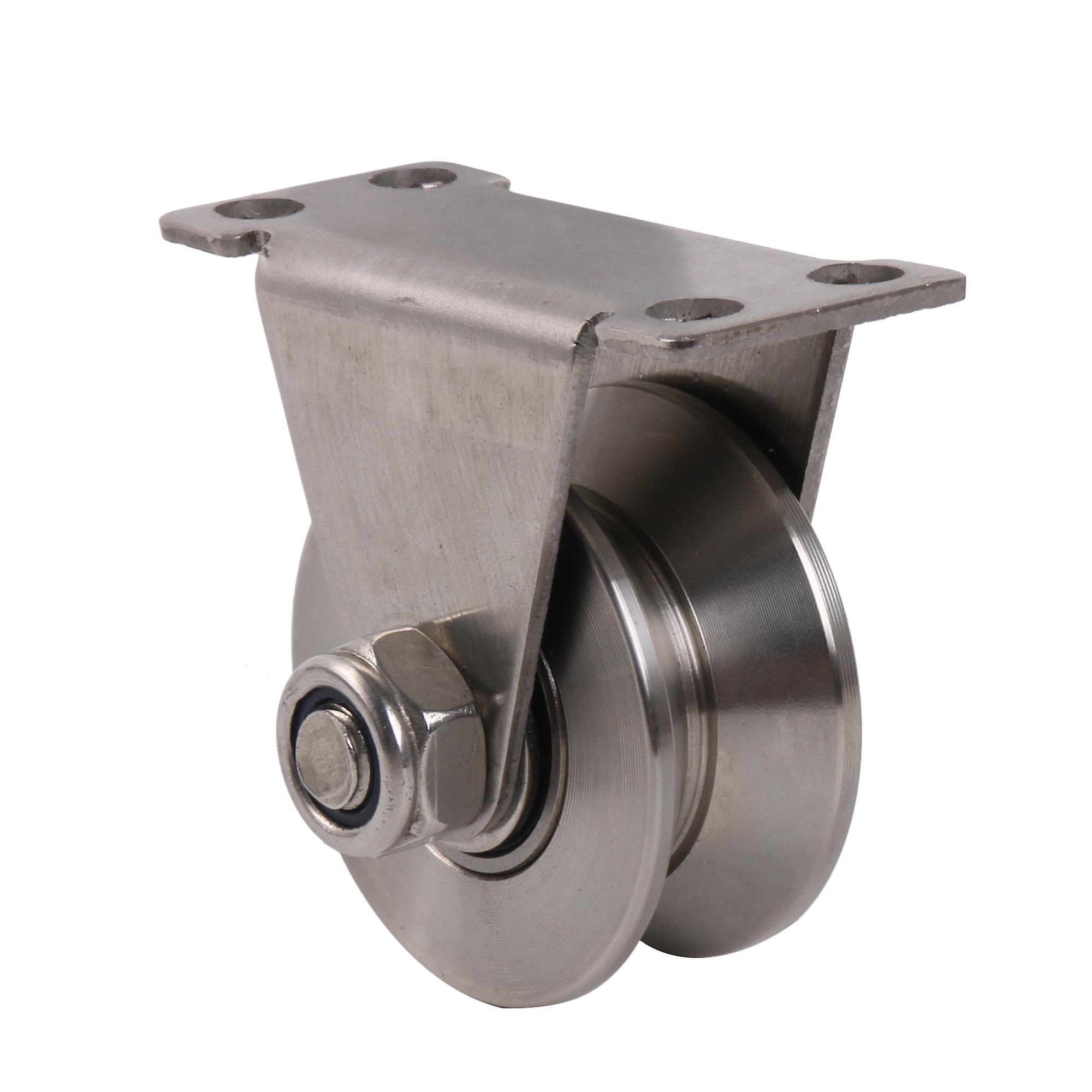 V-Shaped Bracket Wheel Roller Pulley with Bracket 1.89Inch 100 Lbs Load ...