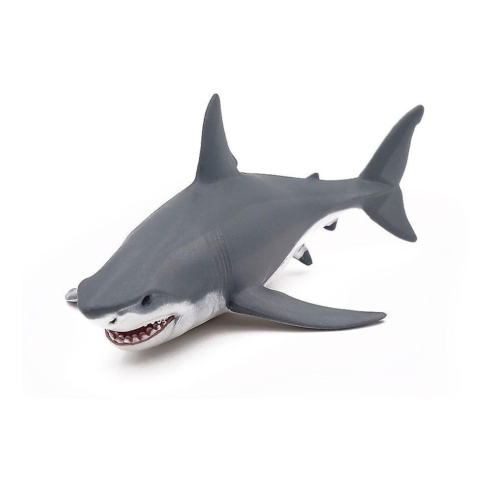 Papo marine life white shark toy figure, three years or above, grey ...