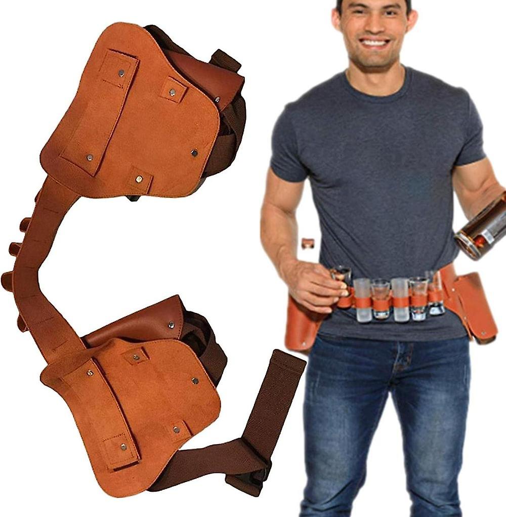 Beer Can Holder Belt,beer Holster With Adjustable Waist Strap - Beer ...