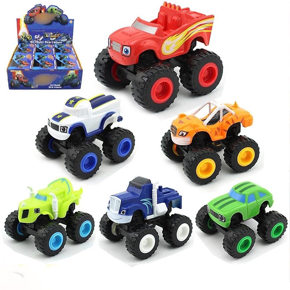 Flame Machine Monster Toy Car Inertial Sliding Monster Off-road Bigfoot ...