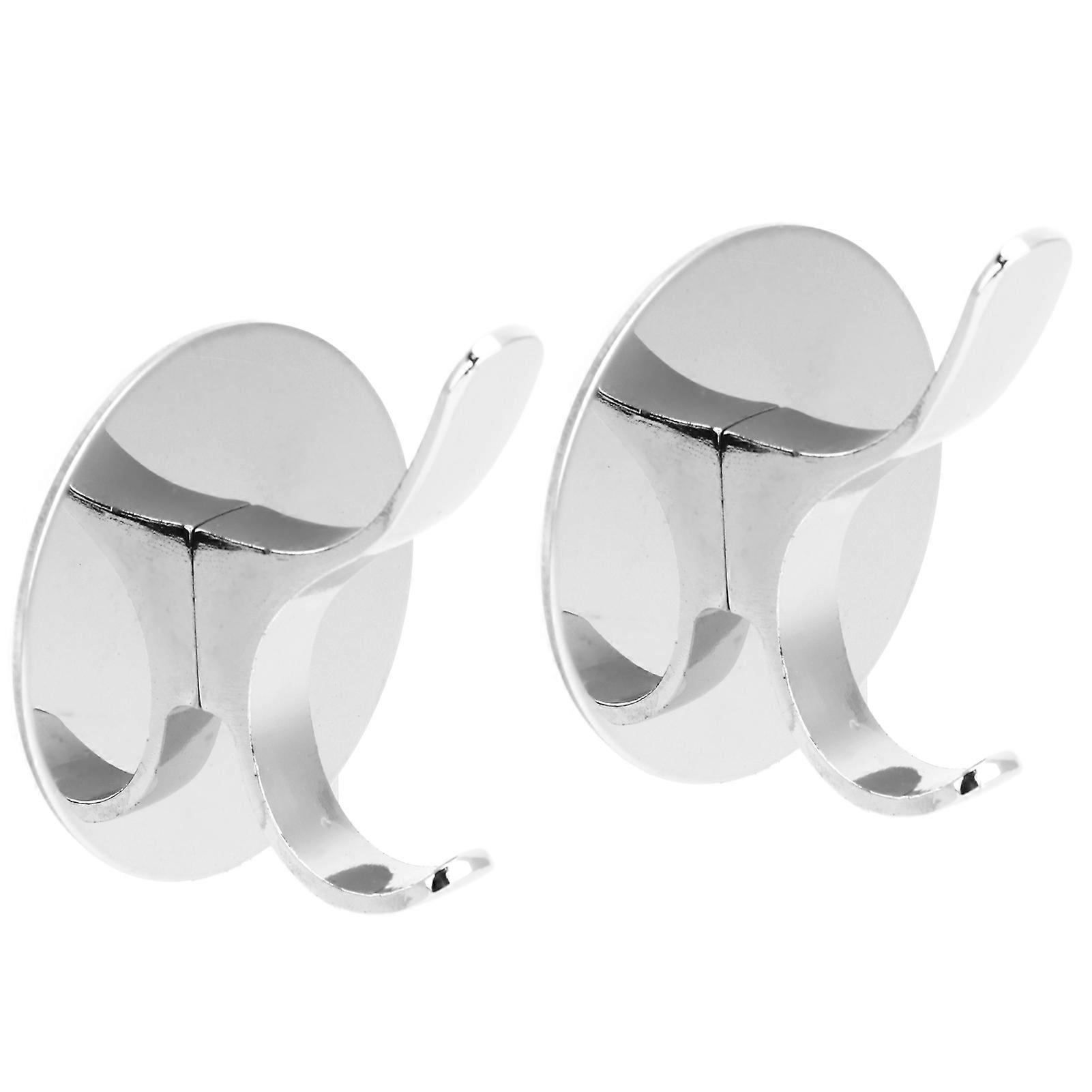 Elegant Chrome Bathroom Hooks, Stainless Steel Adhesive Towel Hooks for ...