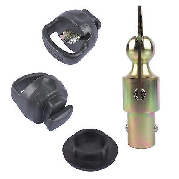 30000 lbs Capacity Gooseneck Ball and Safety Chain Kit GNXA2062 for Ram ...