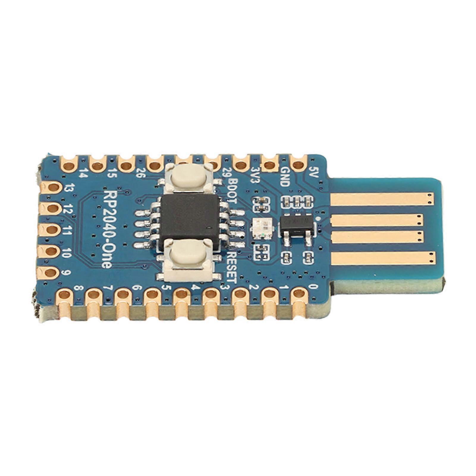 Microcontroller RP2040 One USB A Male Port Dual Core 4MB Flash PCB Pico ...