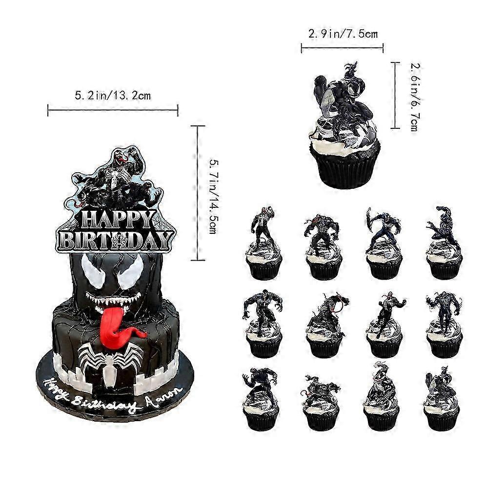 Venom Theme Rat S Kit Cake Cake Toppers Set | Fruugo UK