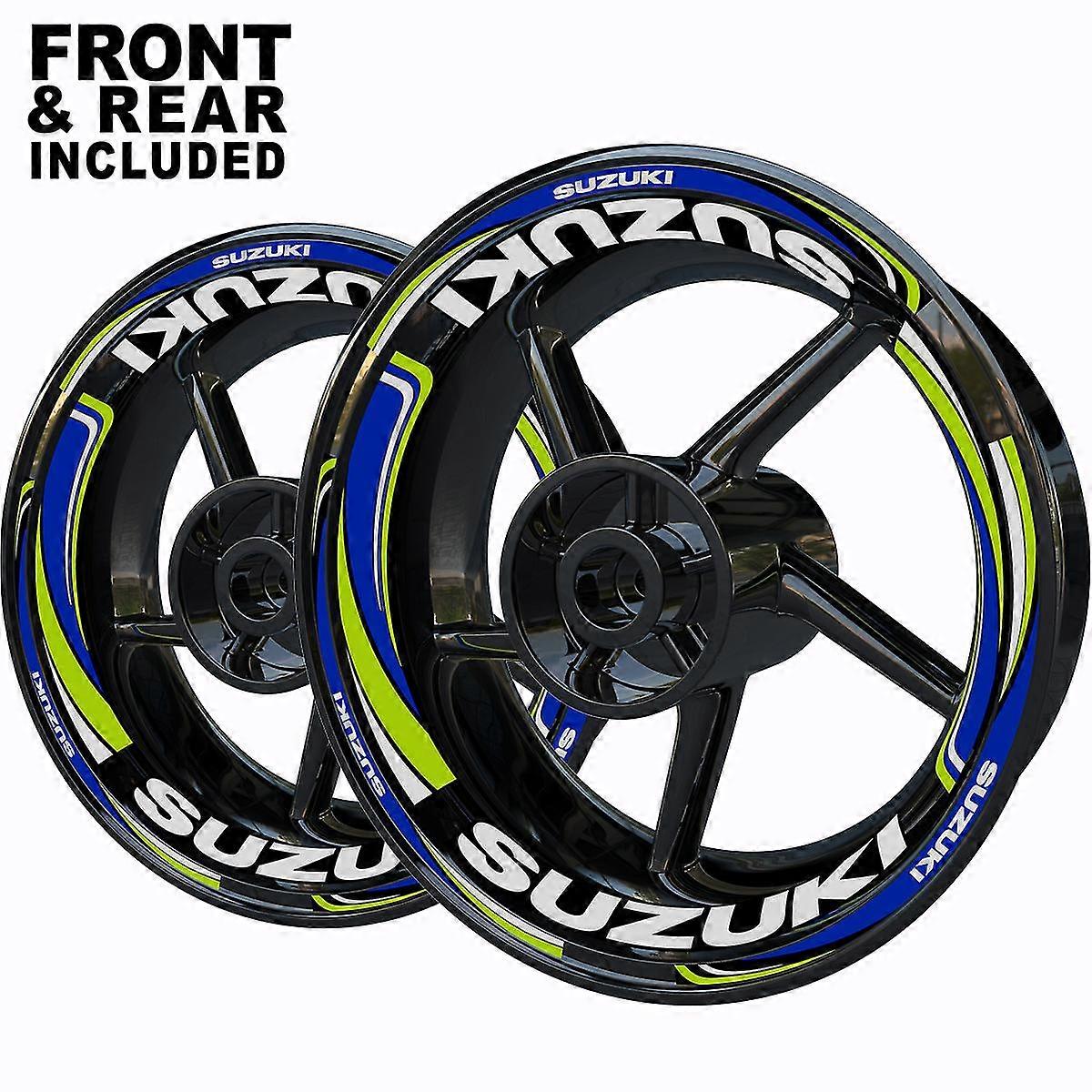 For Suzuki Wheel Sticker Rim Decal Logo Set Gsxr 600 750 1000 Gsxs 750 ...