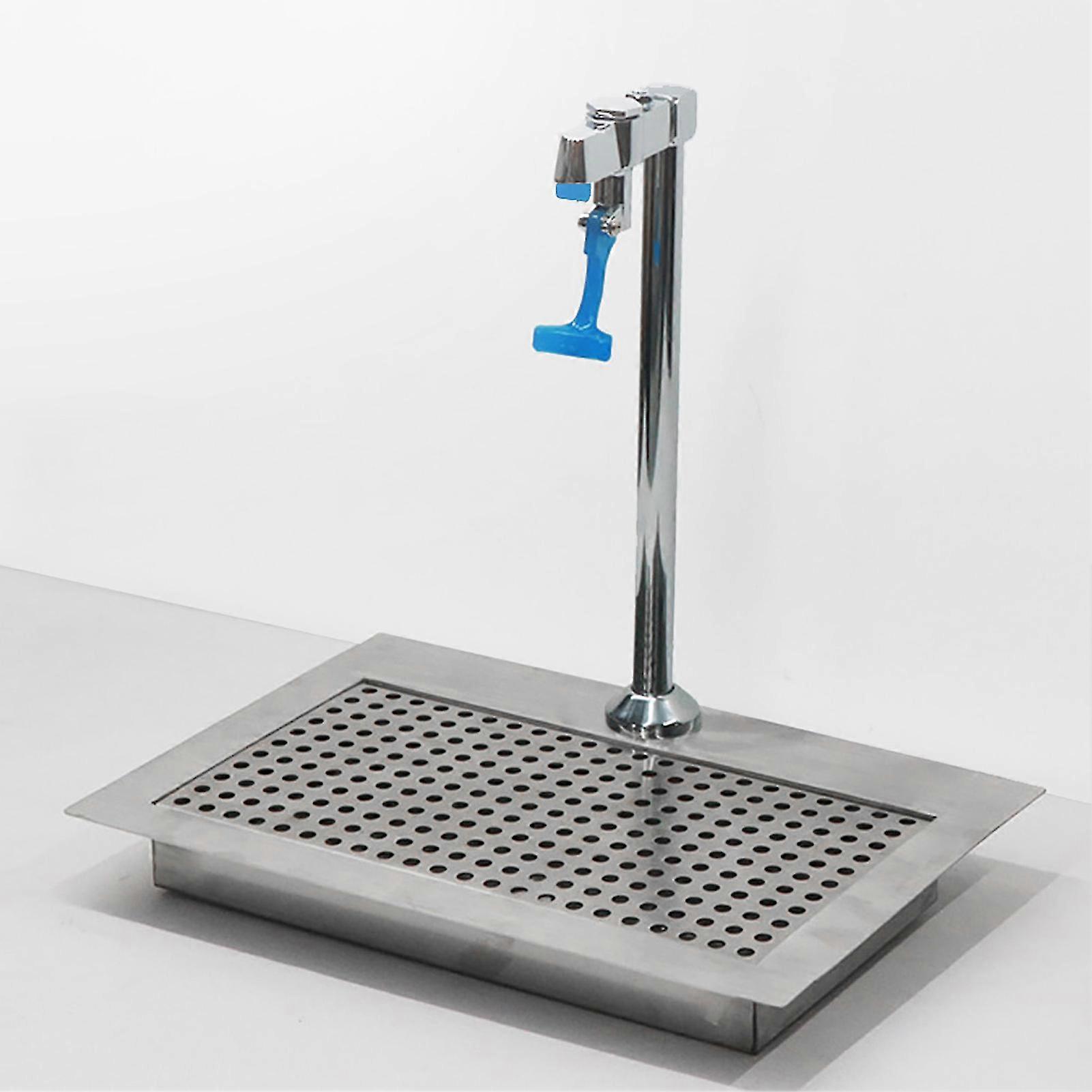 Push Cup Faucet Delay Faucet Net Tap Water Station Pedestal Glass ...