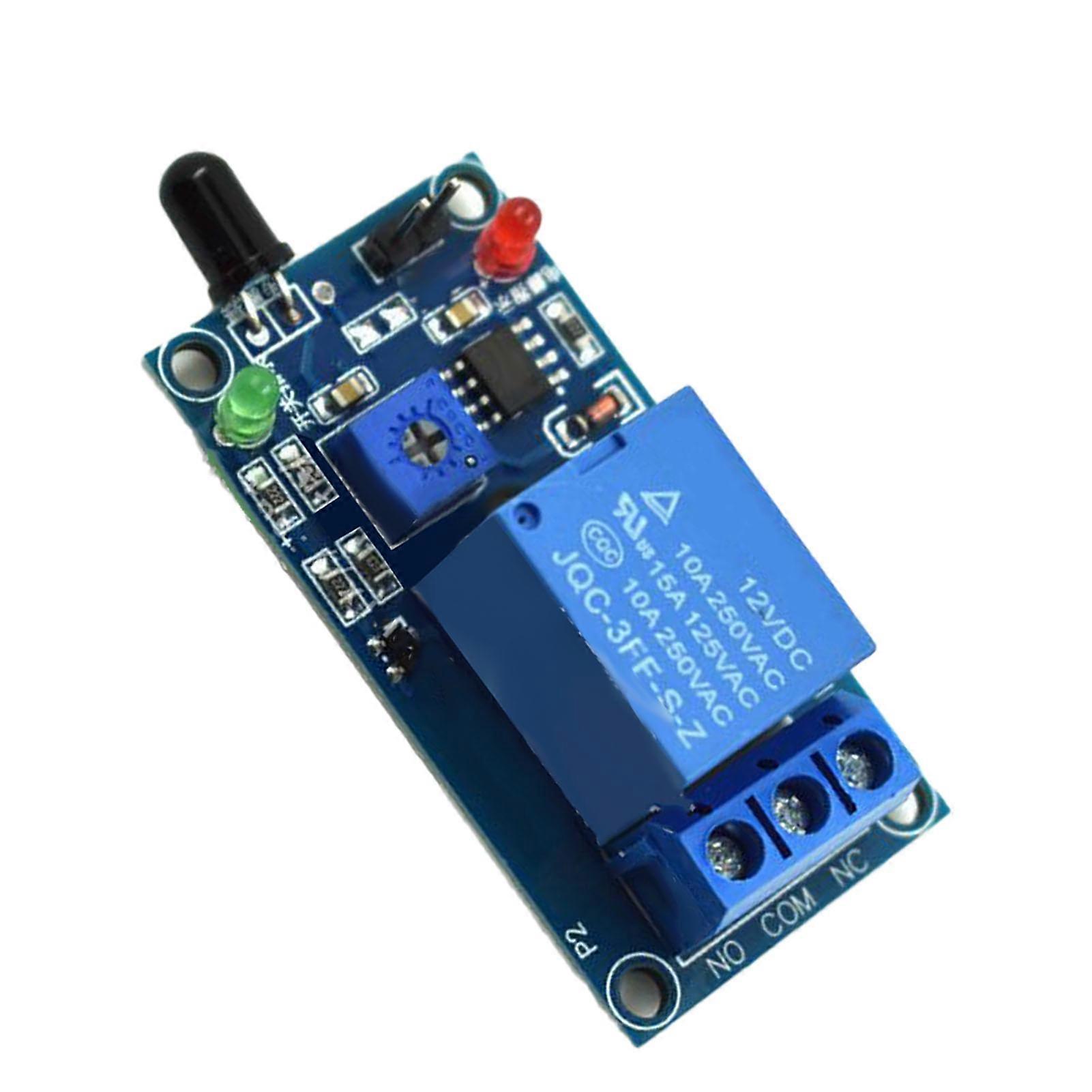 IR Flame Sensor Module Adjustable Sensitivity Fire Alarm Detection ...