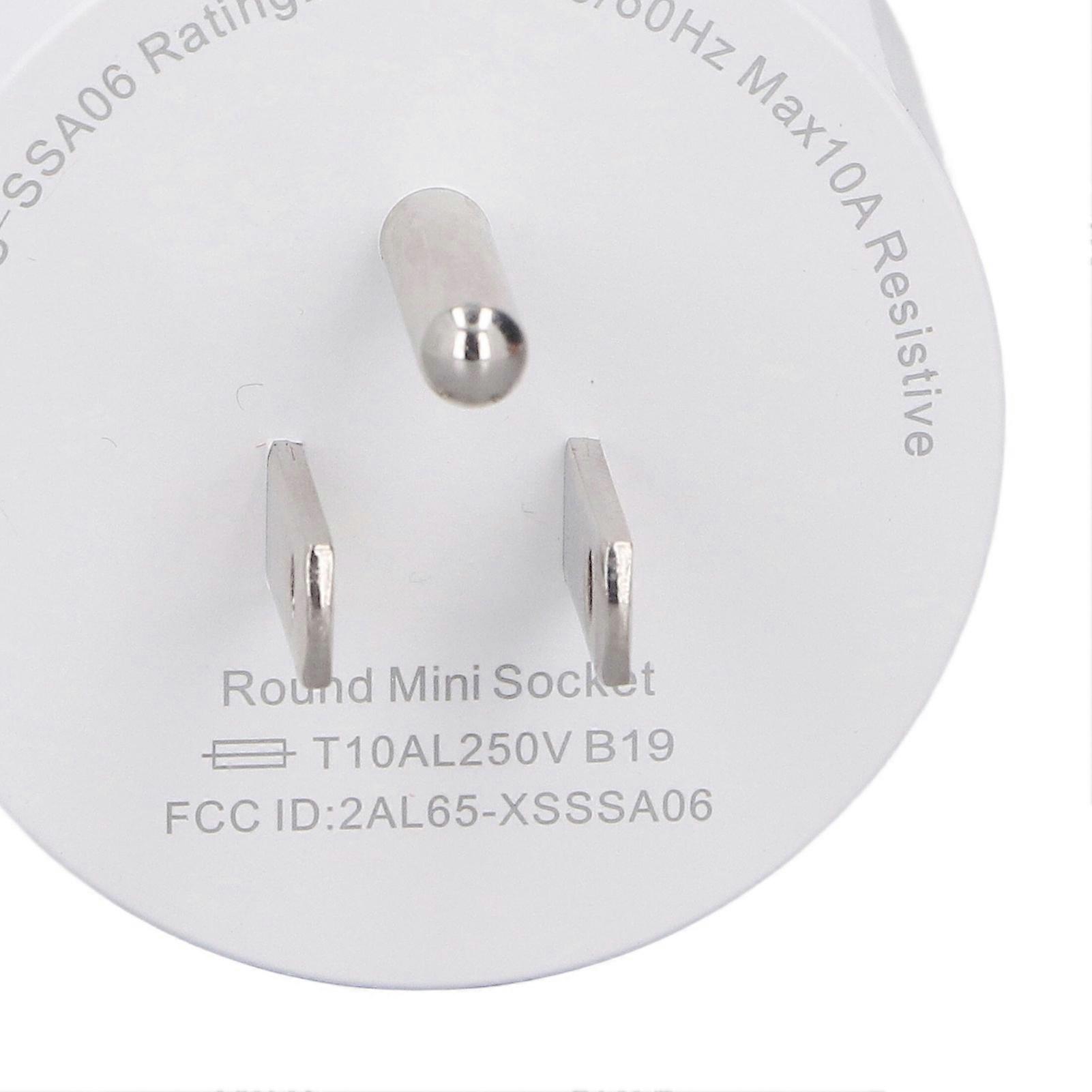 LED Smart Socket PC Shell Timing Remote Control 1100W 10A WiFi Switch ...