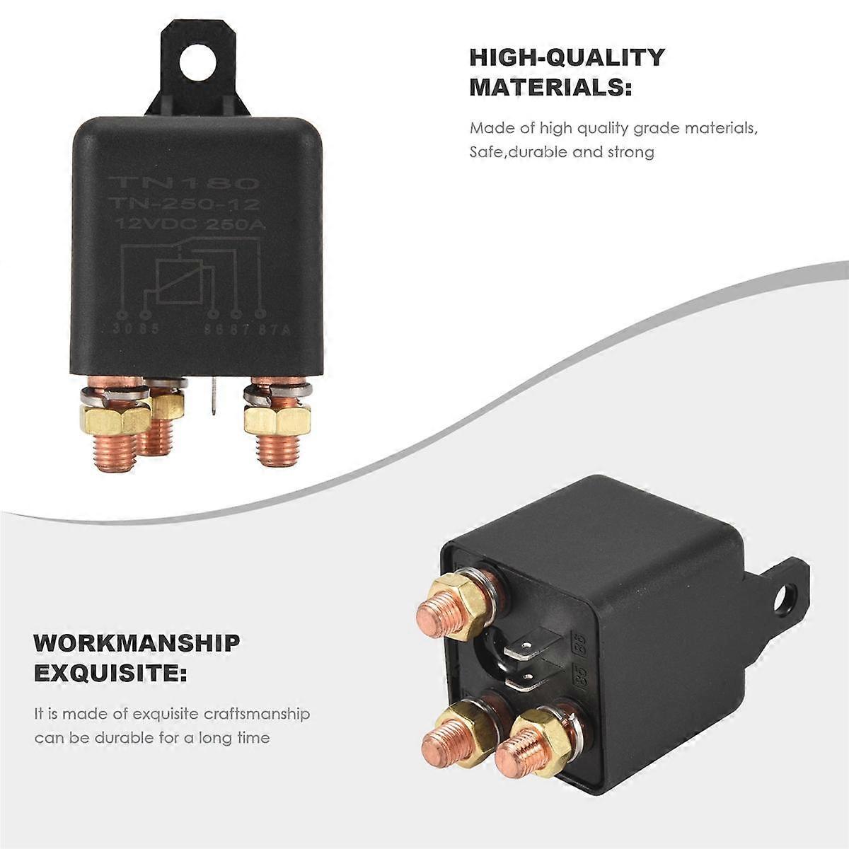 Car Relay 12V 250A Continuous Type High Power Motorcycle Battery ...