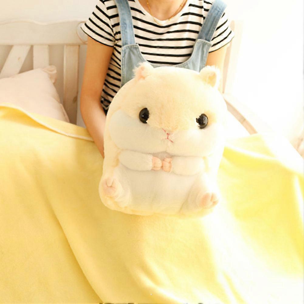 Kawaii Stuffed Hamster Animal Pillow with Blanket 1*1.7m Winter Warm ...
