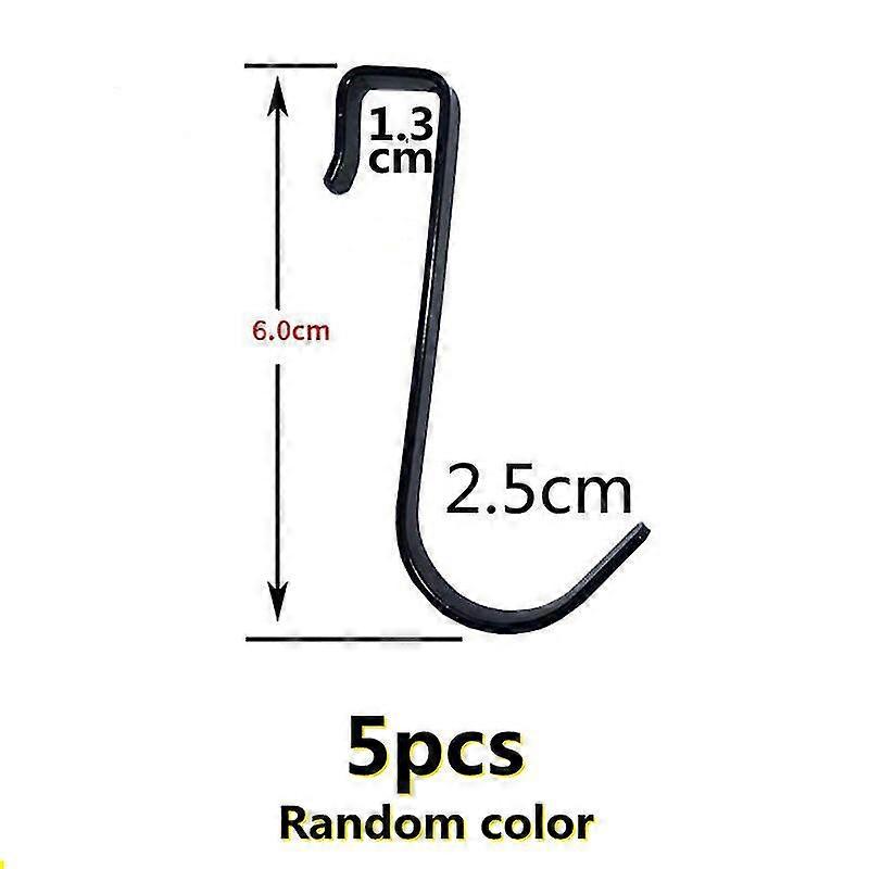 5pcs Stainless Steel Square Tube Hook Household S-hook Kitchen Bathroom ...