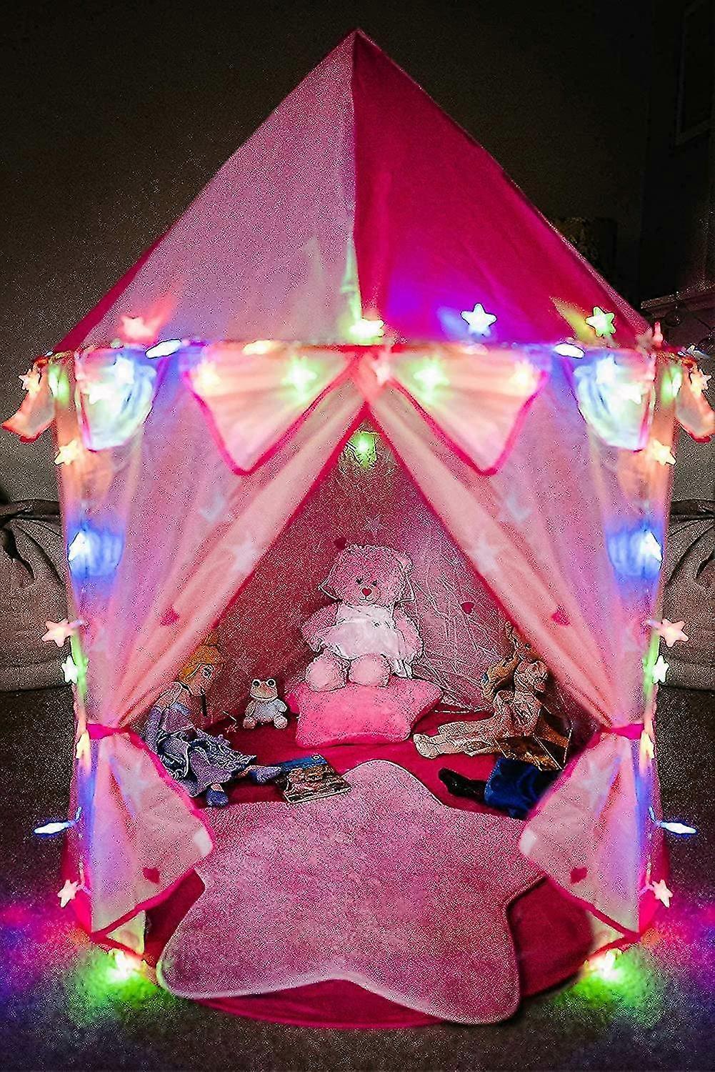 Yaju Princess Castle Play Tent For Kids. With Multi-coloured Star ...