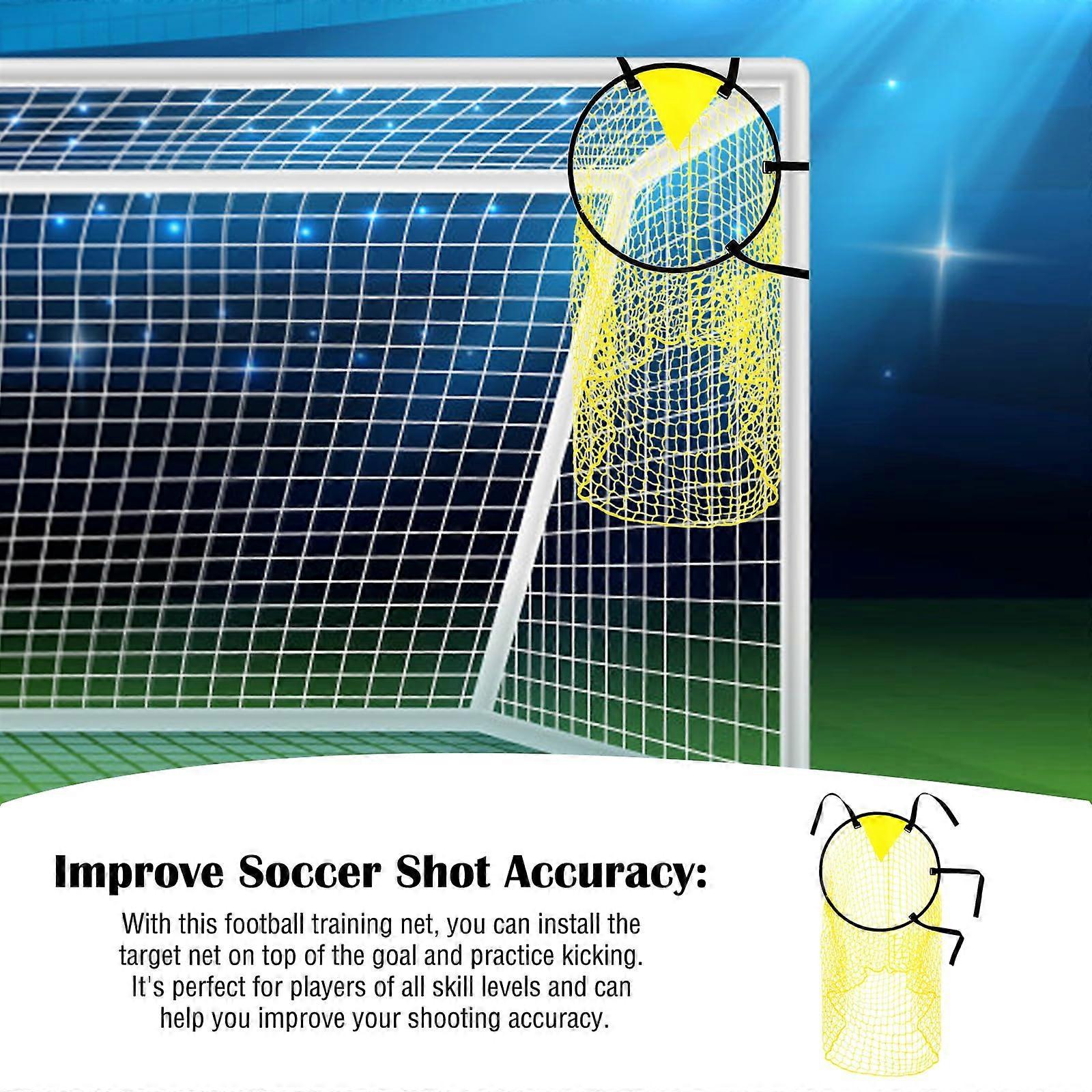 Football Goal, 45x60cm Football Top Net Corner Soccer Target Goal Net ...
