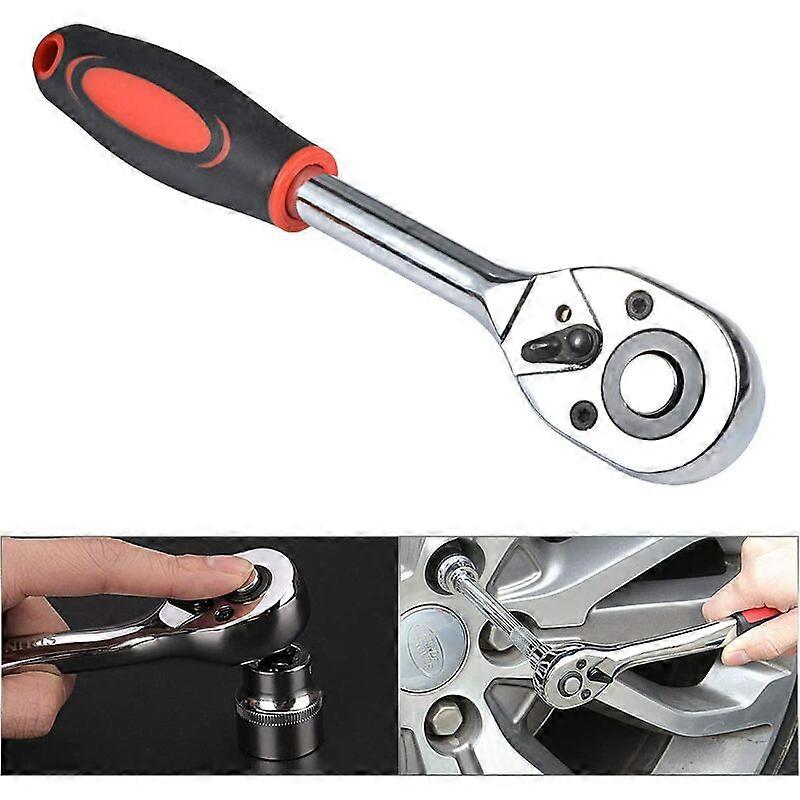 Torque Wrench, High Torque Socket Ratchet Wrench, 24 Tooth Chrome ...