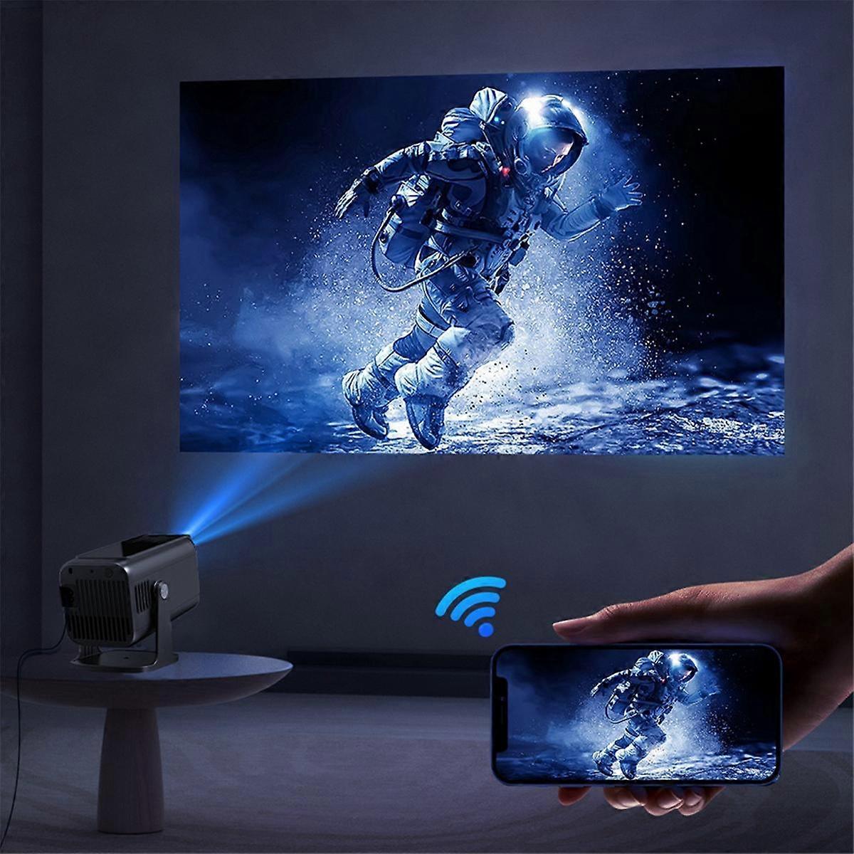 H320 Smart TV Projector Android 13 Wifi6 300 ANSI 180 Flexible BT 5.0 ...