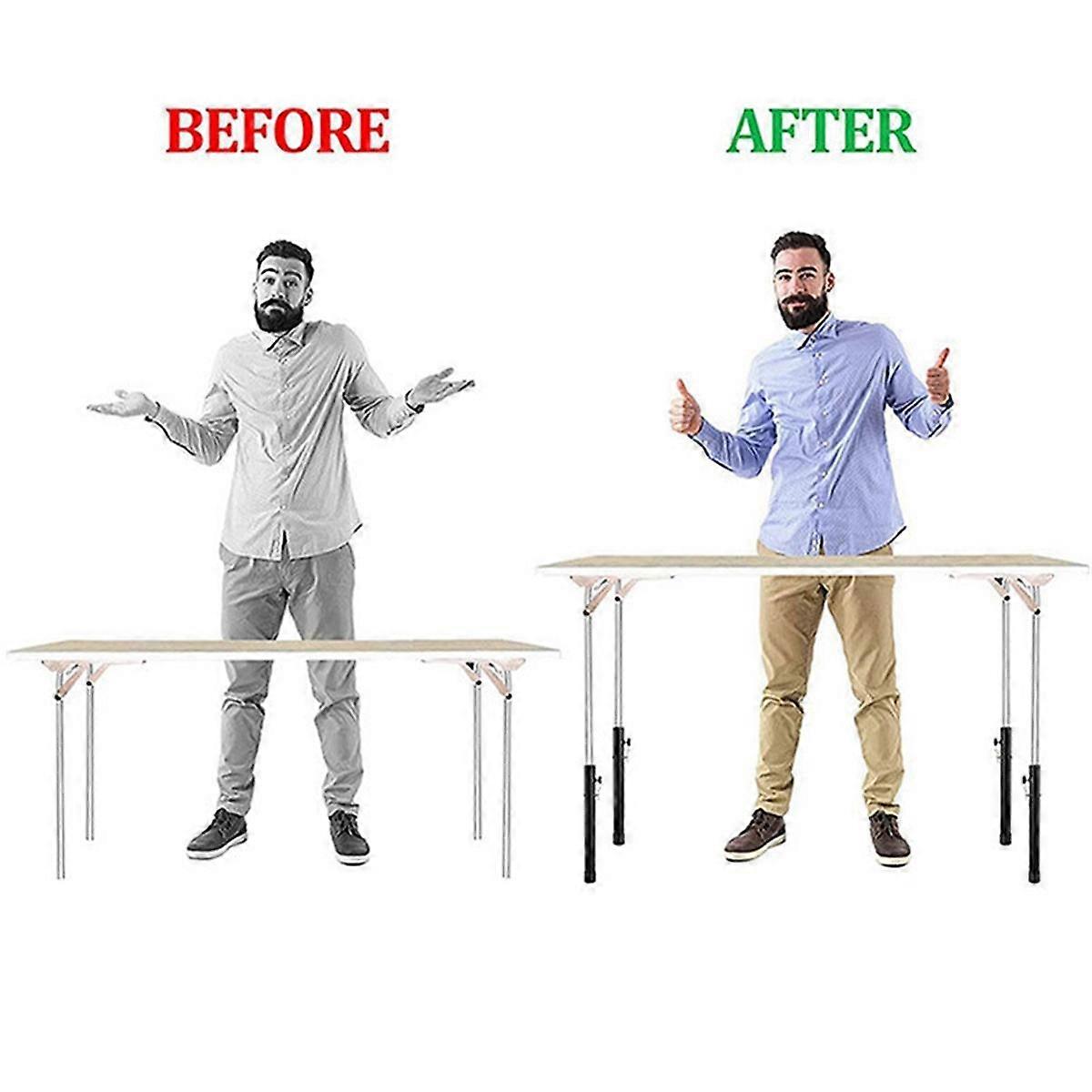 Table Leg Extender Table Workbench Height Extender Easy to Install Use ...