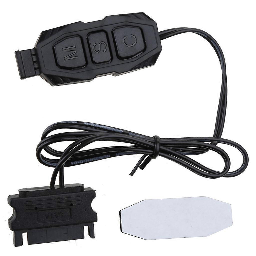 PC 5V 12V ARGB RGB Fan Control Sata Molex Power Supply Light Stripe ...