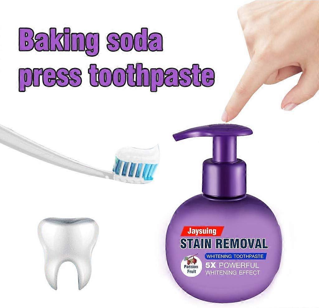 Whitening Toothpaste, Baking Soda Press Toothpaste, Intensive Stain ...