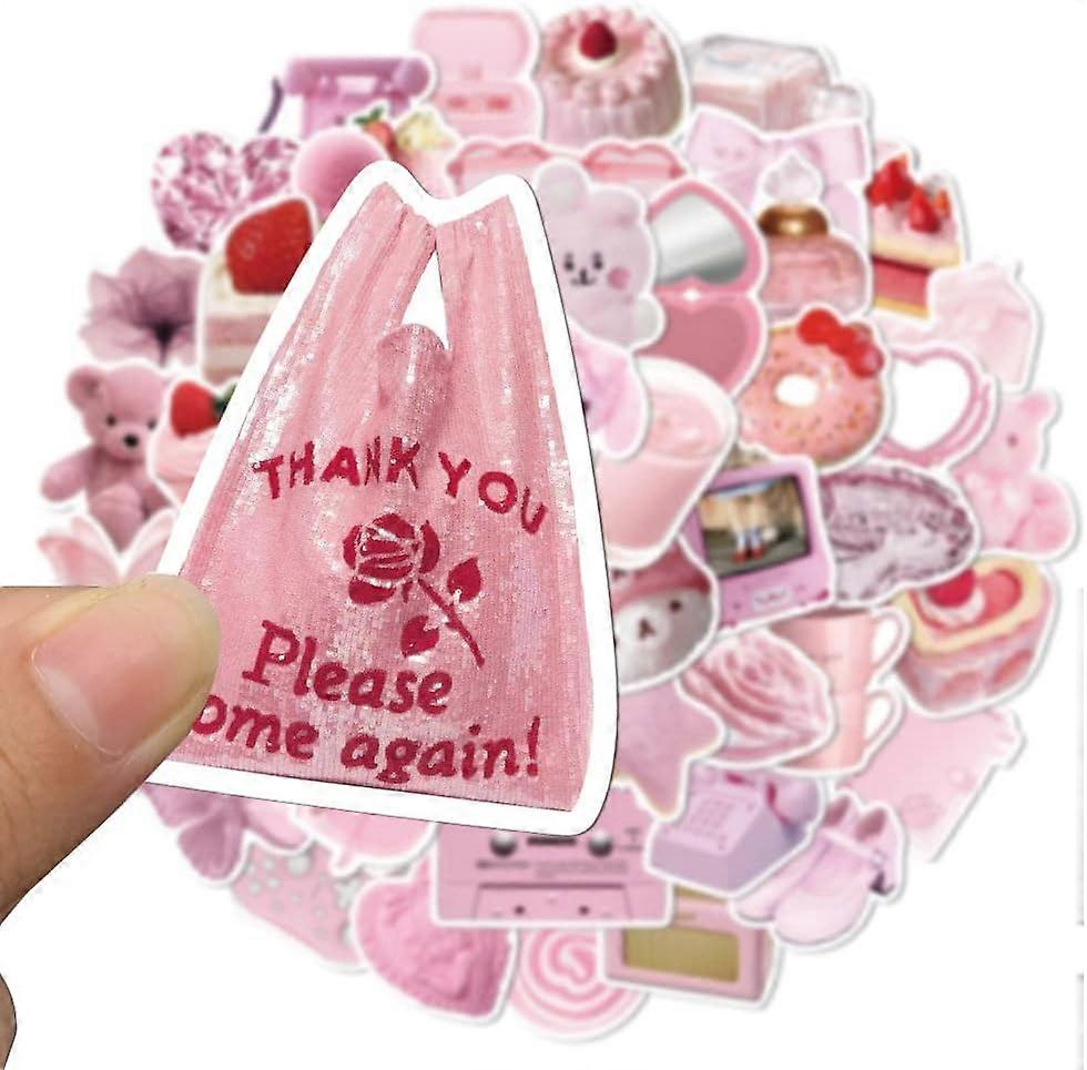 50Pcs Kawaii Stickers for Water Bottles, Cute Vsco Vinyl Laptop ...