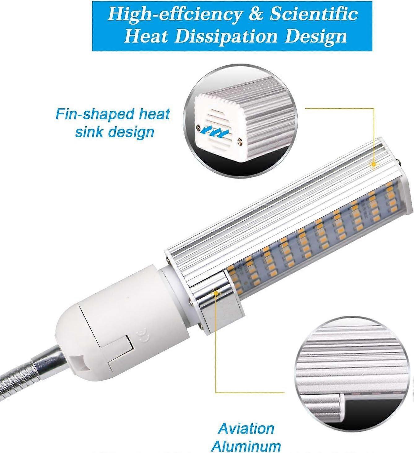 2025 New 50W LED Grow Light Bulbs, 2 PCS E27 Replaceable Plant Bulbs ...
