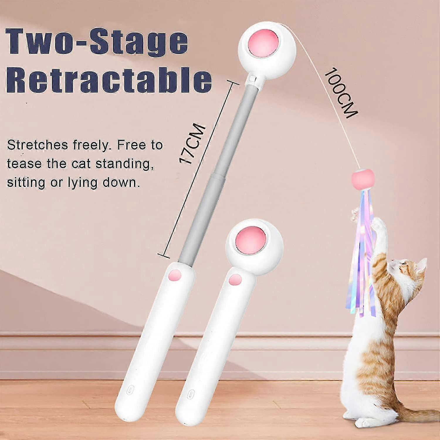 Elektrisk kattfisk, infällbara kattleksaker, kattleksak ...