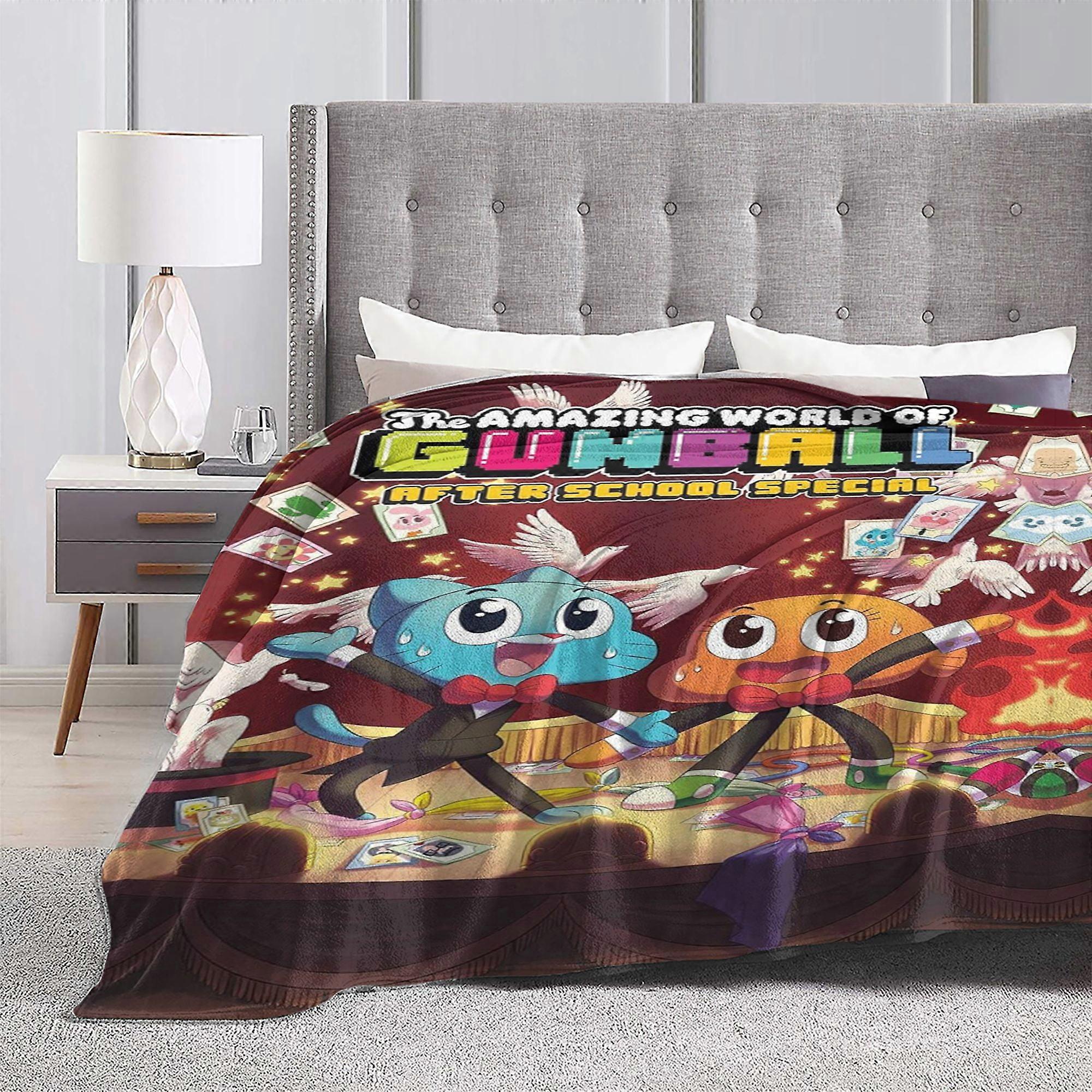 Amazing World of Gumball Bed Blanket 3D Printed Throw Blanket ...