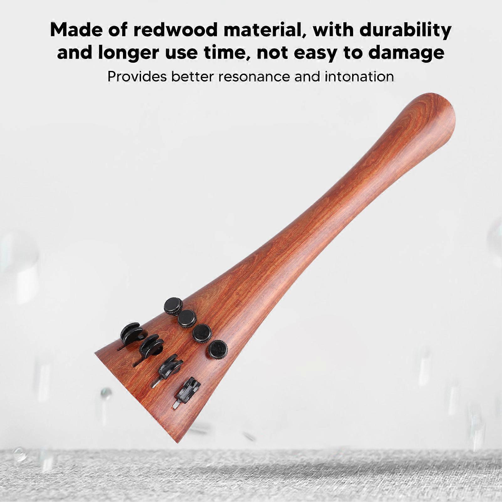 4/4 Cello Tailpiece Redwood Fuller Brighter Timbre Producing Classical ...