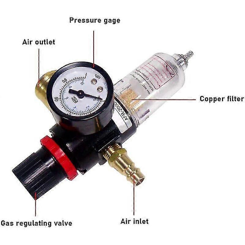 Compressed Air Service Unit - 1/4" Pressure Reducer - Compressed Air ...