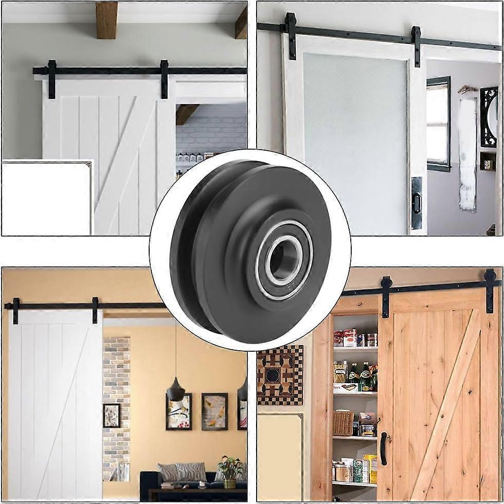 Sliding casters, barn door, hardware | Fruugo UK