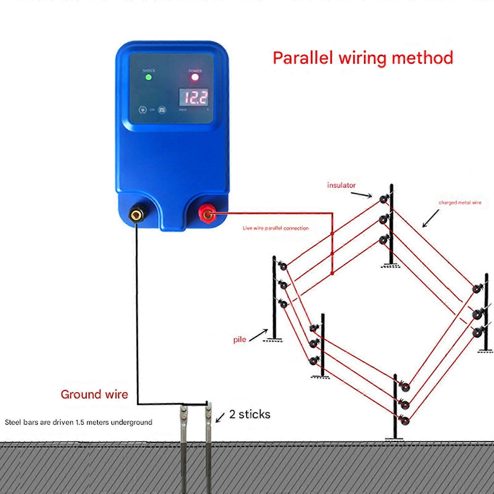 Electric fence device 12 Volt Electric fence device 12V 10 km Electric ...
