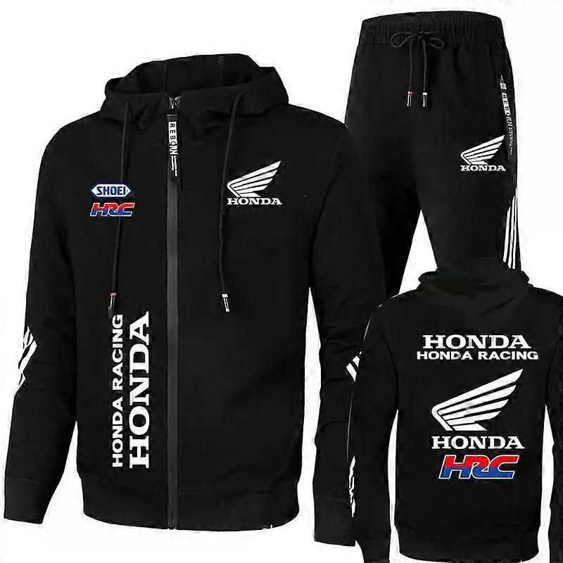 Honda racing car men's sets leisure outdoor sports zipper hoodie ...