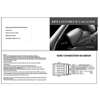 Universal Car Side Mirror Folding System Auto Side Mirror Folding Kit ...
