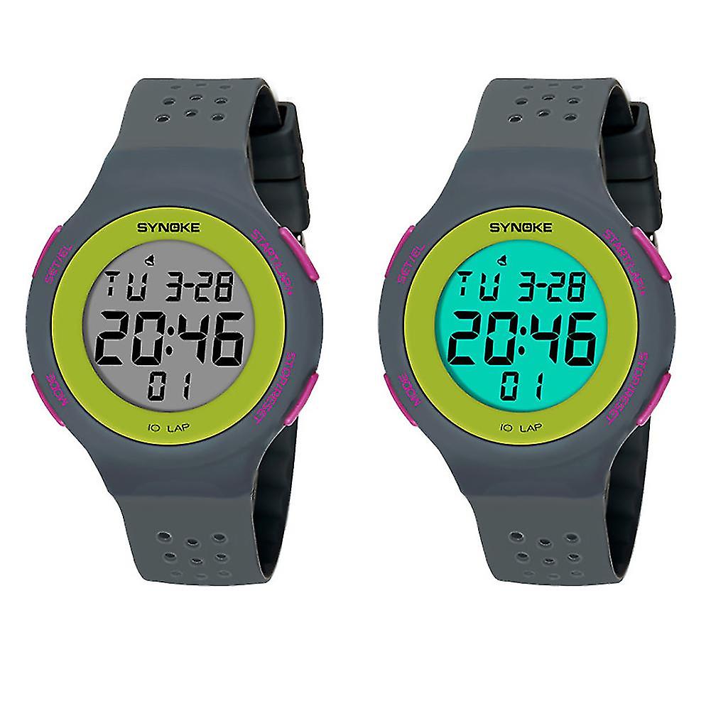 Thin Led Swimming Waterproof Electronic Watch Porous Breathable Fashion ...