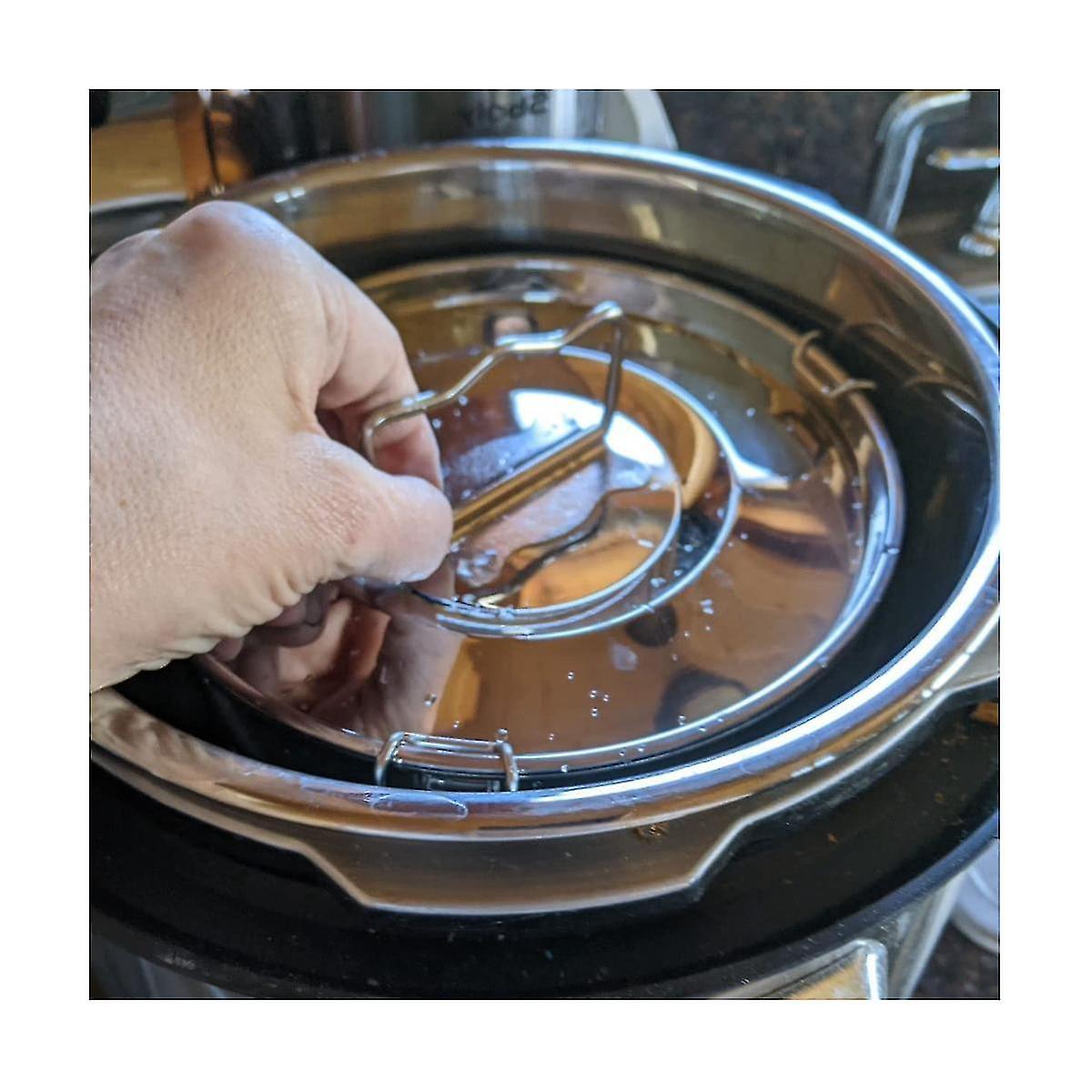 Flan Pan Mold, Rostfritt Stål Flan Mögel med Lock - Flan Maker för 6 ...