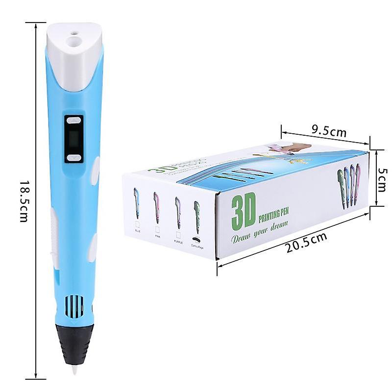 3D printing pen digital display intelligent 3d pen high temperature 3d ...
