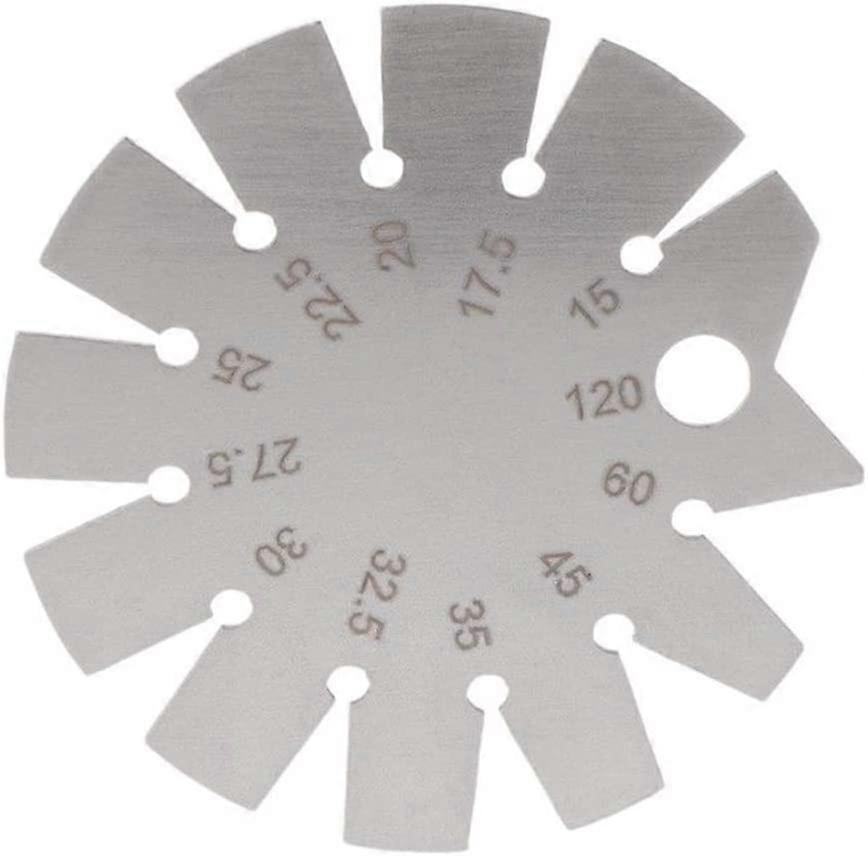 Bevel Protractor, Multi-Degree 12, Angle Range 15-120 Stainless Steel ...