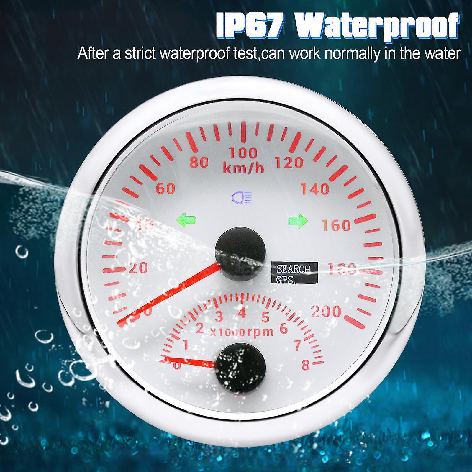 New 85mm Digital Car Truck Boat GPS Speedometer Gauge 0-200KM/H 0 ...